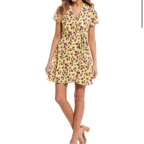 Gianni Bini | Dresses | Gianni Bini Floral Wrap Dress | Poshmark